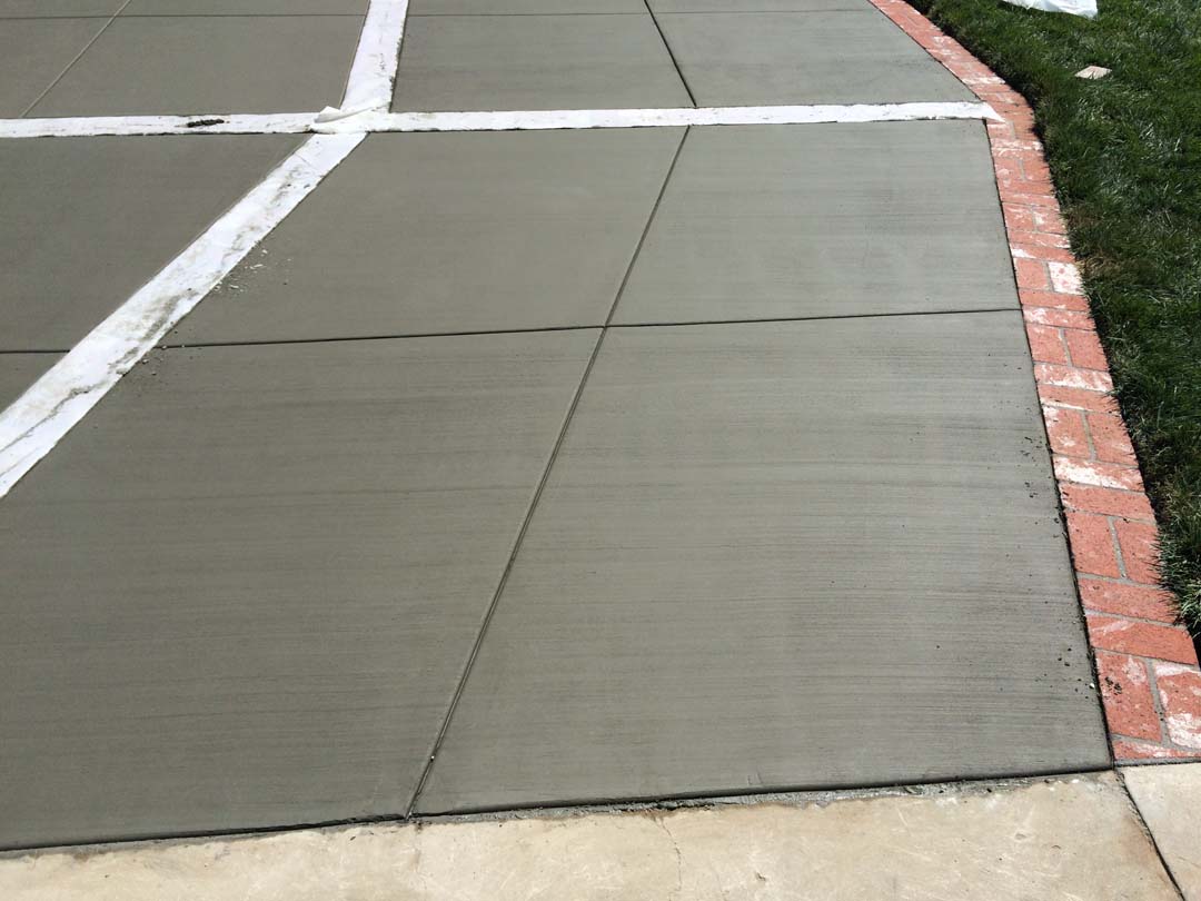 Brick And Concrete Driveway