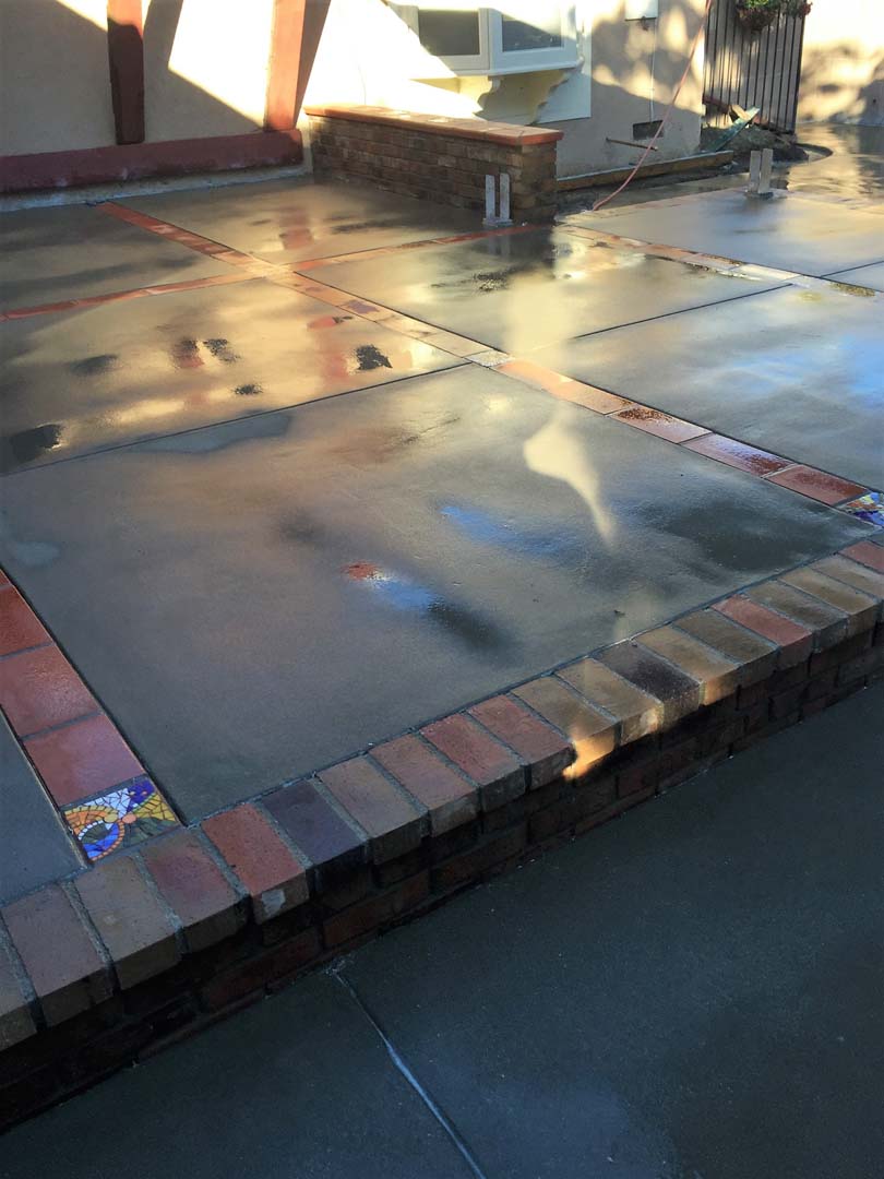 concrete-patio-brick-ribbon-long-beach-90808-contractor-masonry ...